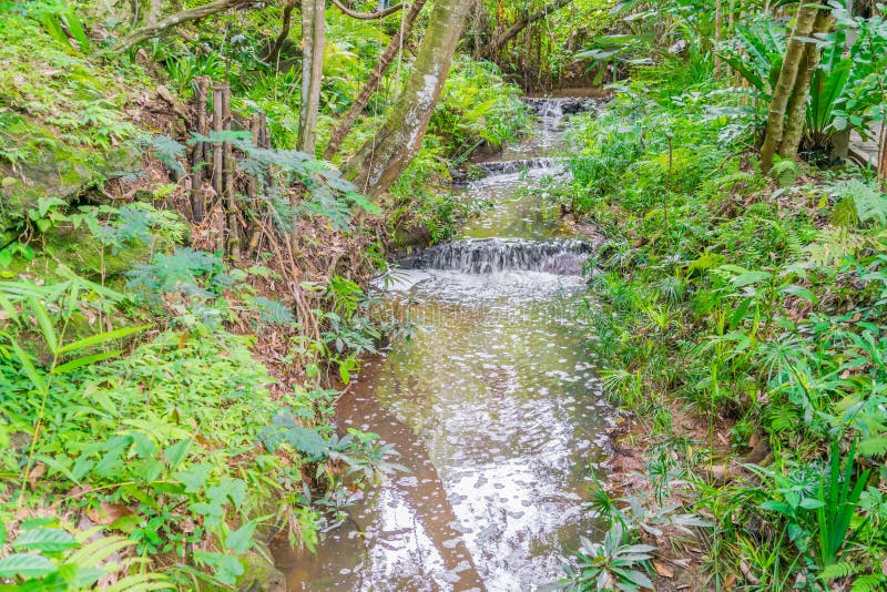 Small Natural Spring Waterfall ( Filtered Image Processed Vintage ...