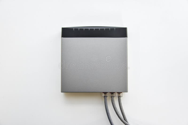 Small network switch stock photo. Image of back, broadband - 68246712