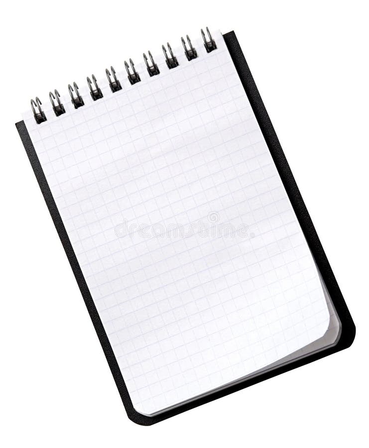 Small Notebook on a White stock photo. Image of personal - 3354228