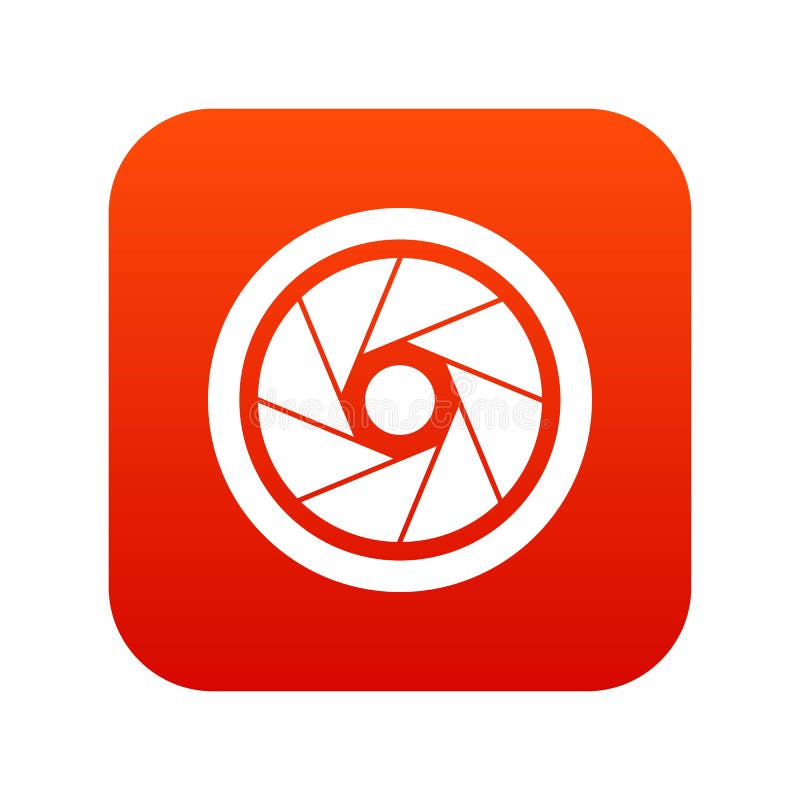 Small Objective Icon, Simple Style Stock Vector - Illustration of shot ...