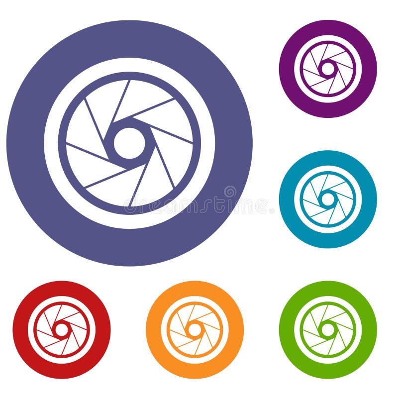 Small Objective Icon, Simple Style Stock Vector - Illustration of shot ...