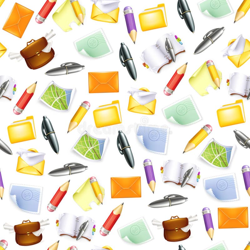 Cleaning Icon Seamless Pattern Stock Vector - Illustration of seamless ...