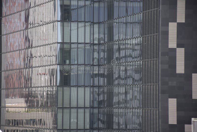 Small Offices and Windows in a Large Skyscraper Stock Image - Image of ...