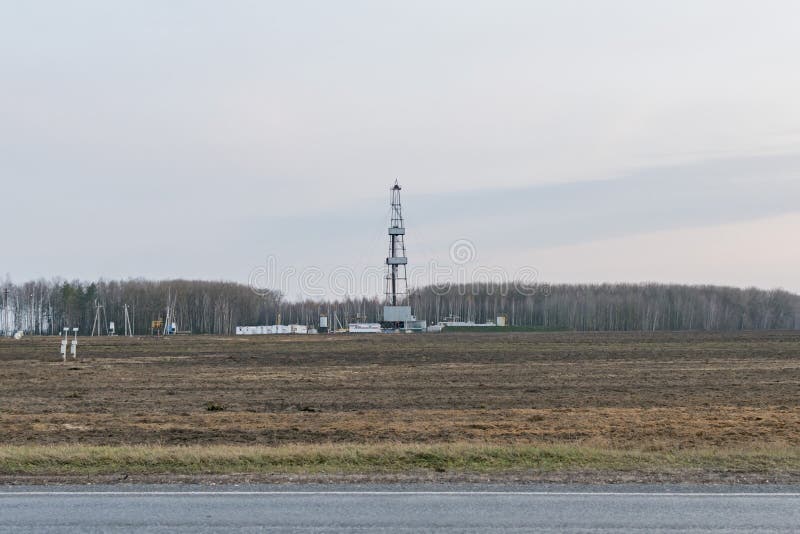 Small Field Oil Production Equipment Stock Image - Image of business ...