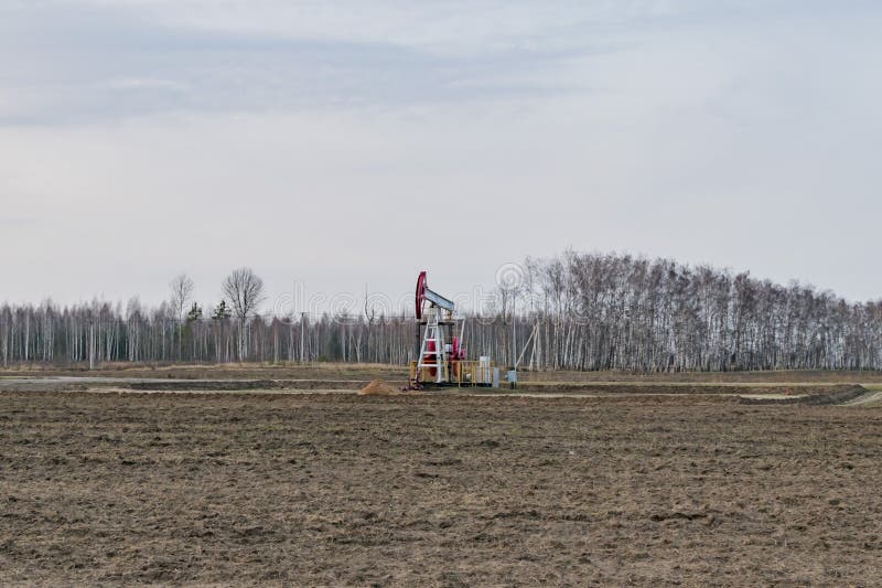 Small Field Oil Production Equipment Stock Image - Image of business ...