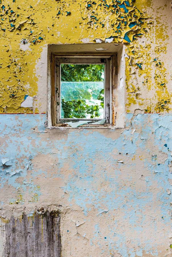 Small Old Broken Window on Peeling Wall Stock Image - Image of opening ... Small Old Broken Window on Peeling Wall Stock Image - Image of opening ...