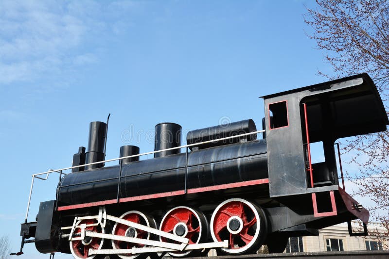 Small Old Handmade Locomotive Train Stock Image - Image of station ...