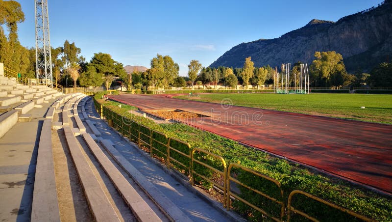 Small stadium in Palermo stock image. Image of view - 109331669