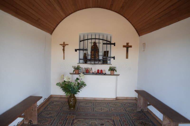 Small Open Chape in the Eifel Stock Photo - Image of estate, room ...