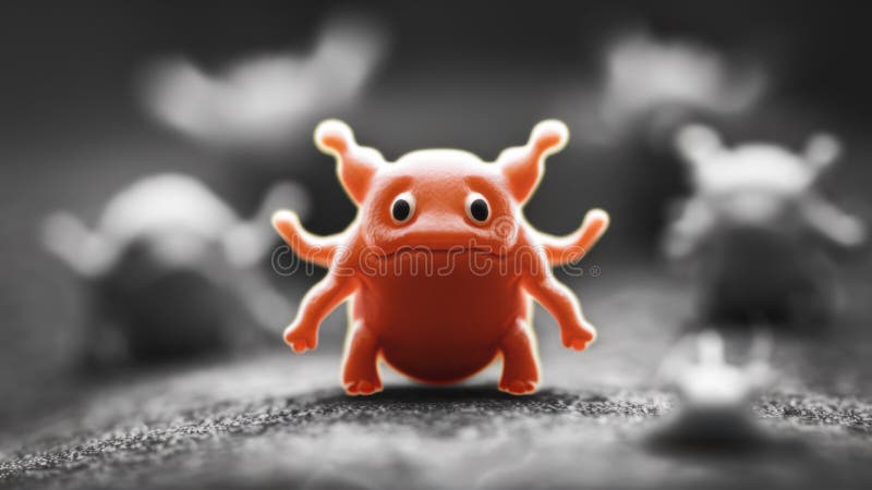 A Small Orange Creature is Standing in a Group of Other Creatures, AI ...