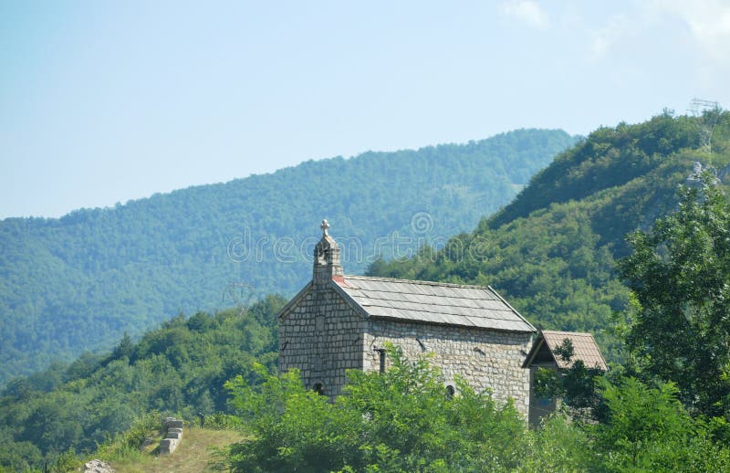 Small Orthodox Stone Church Stock Photo - Image of church, village ...