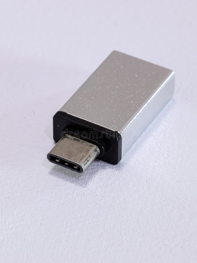 Small OTG adapter stock image. Image of adapter, portable - 206072931