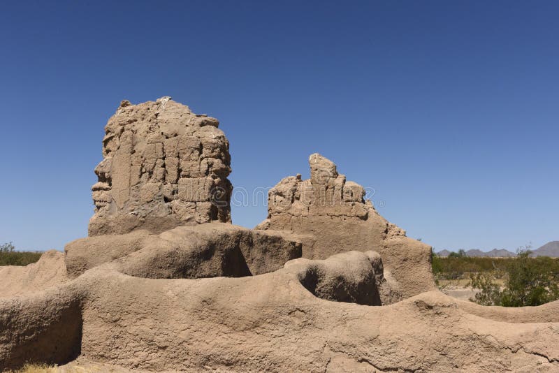 Small Outer Building Structure at the Casa Grande Ruins Stock Image ...