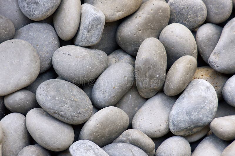 Gray pebbles or stones stock photo. Image of mineral - 24436668