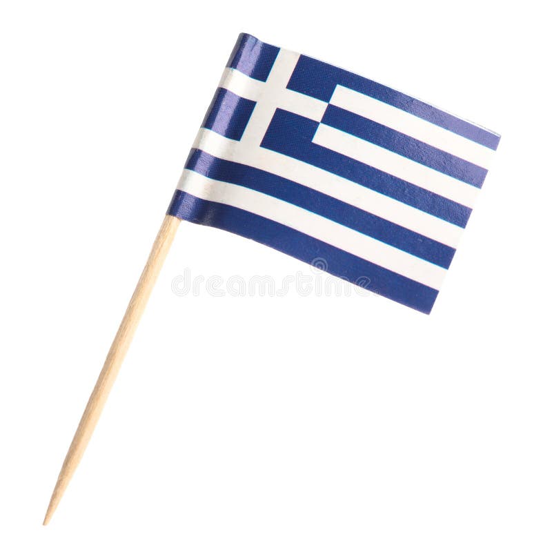 Small Paper Flag Greece Isolated White Stock Photos - Free & Royalty ...