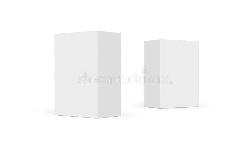 Small Paper Rectangular Boxes Mockups, Side View Stock Vector ...