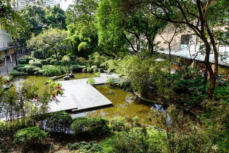 A Small Park at Makati City in Manila, Philippines Editorial Photo ...