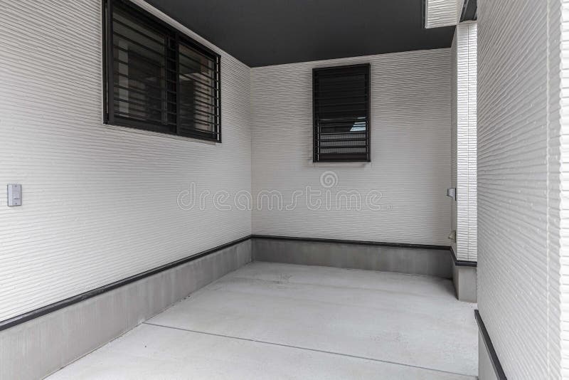 Small Parking on the Ground Floor Below the Apartment Building Stock ...