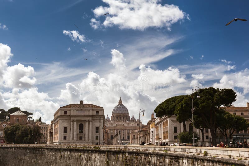 Small part of Rome stock image. Image of building, people - 59069611