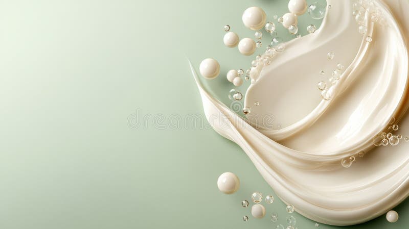 Small Particles, Molecules and Atoms on a Large Scale. Cream and ...