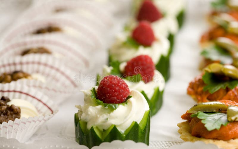 Party snacks stock image. Image of small, starter, snacks - 2724247