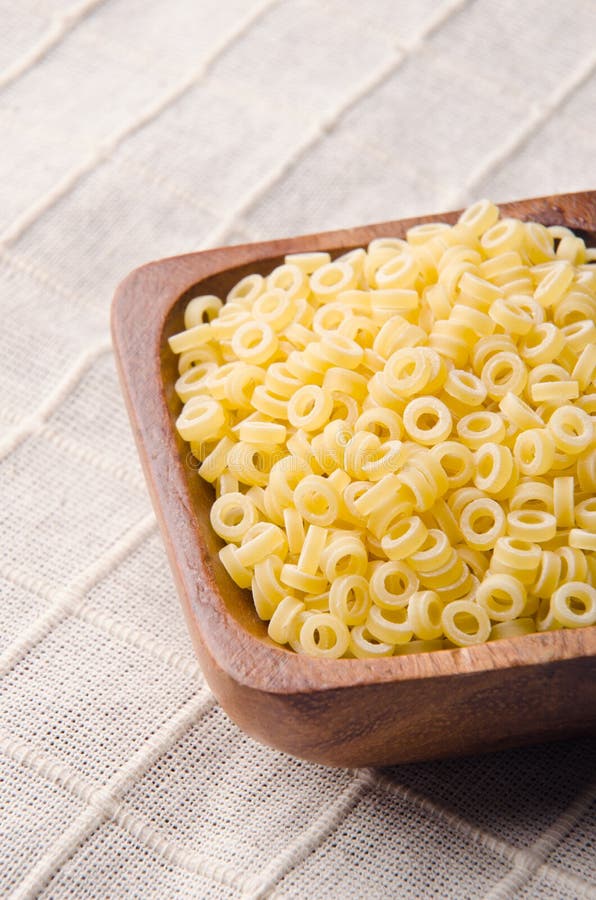 Anellini pasta rings stock photo. Image of table, traditional - 29825814