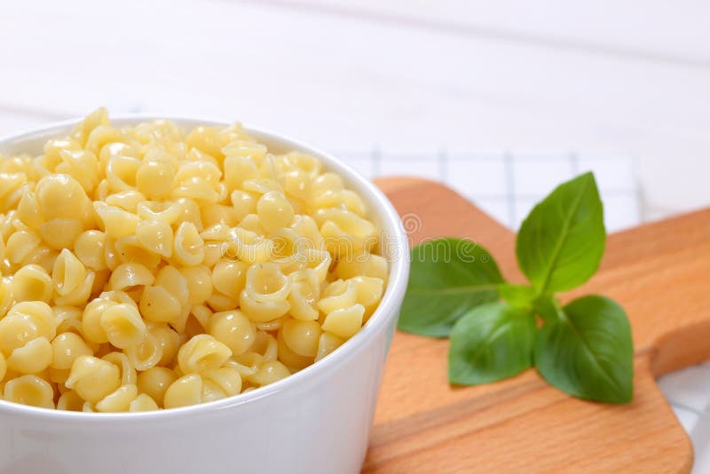 Small pasta shells stock photo. Image of portion, small - 95711928