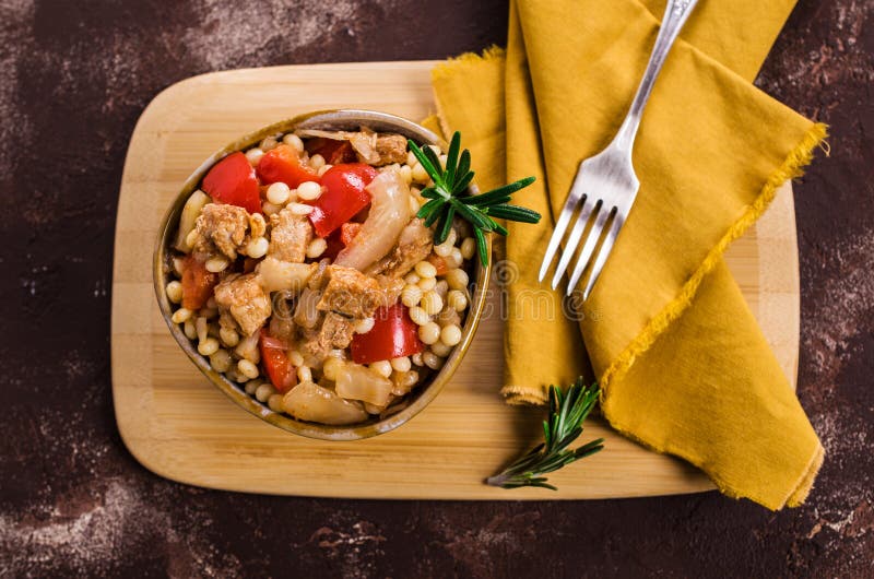 Small Pasta with Vegetables Stock Photo - Image of cuisine, meat: 88700630