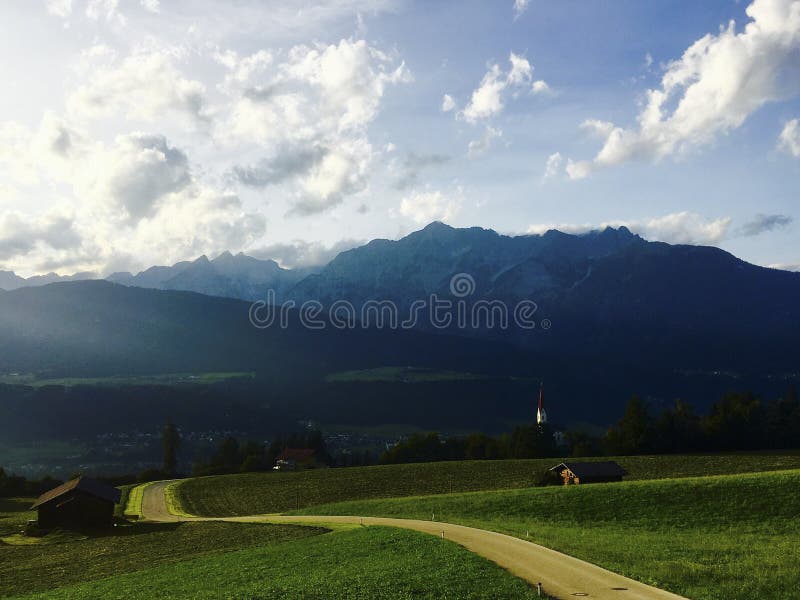 A small path in the alps stock image. Image of plain - 178799913