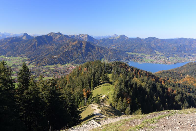 Small Path To a Mountain Peak Stock Image - Image of journey, grass ...