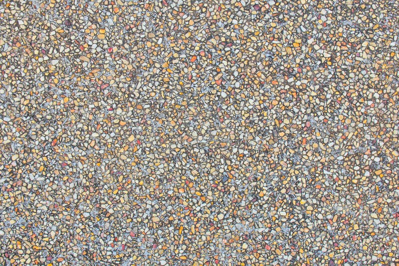 Concrete Gravel Floor Texture and Background Stock Image - Image of ...