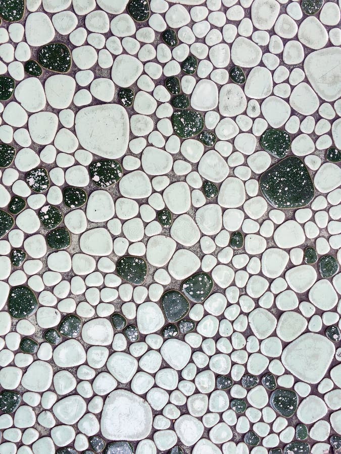 Small Pebble Pattern Decoration on Wall. Stock Photo - Image of design ...
