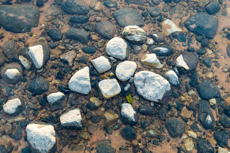 Small Pebble Rock Background Texture Stock Image - Image of pieces ...