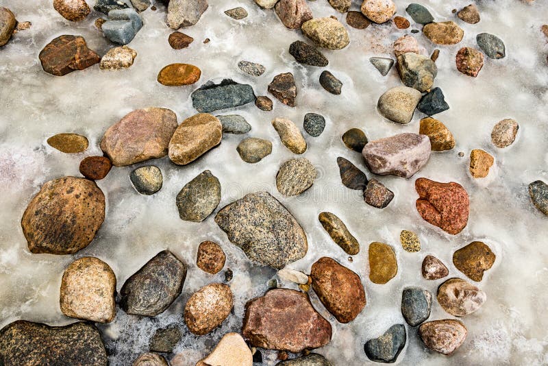 Small Pebble Rock Background Texture Stock Image - Image of color ...