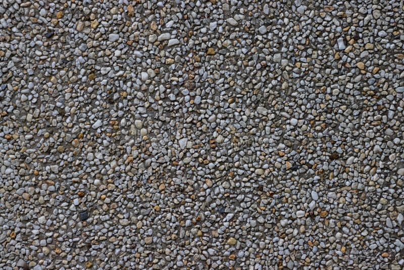 Small Pebbles in Concrete Wall for Background Stock Photo - Image of ...