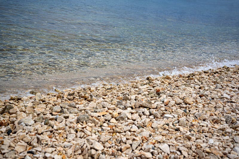 Small Pebbles on the Seashore. Stock Photo - Image of outdoors, pattern ...