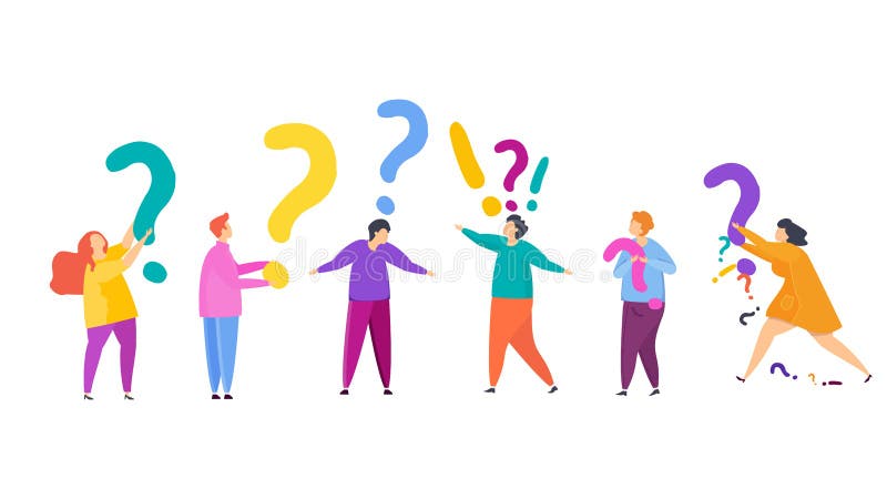 People Asking Questions Stock Illustrations – 923 People Asking ...