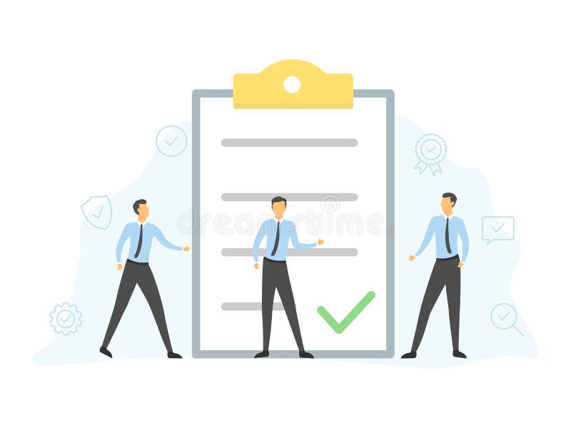 Small Manager Checklist Stock Illustrations – 27 Small Manager ...