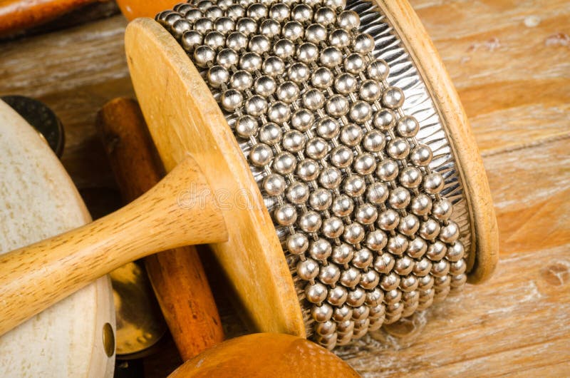 Small Percussion Instruments Stock Photo - Image of latin, variation ...