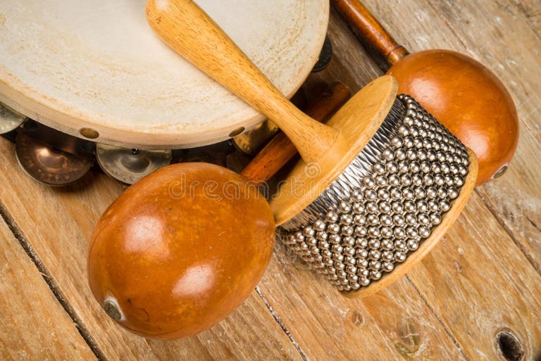 Small Percussion Instruments Stock Photo - Image of caribbean, rattle ...