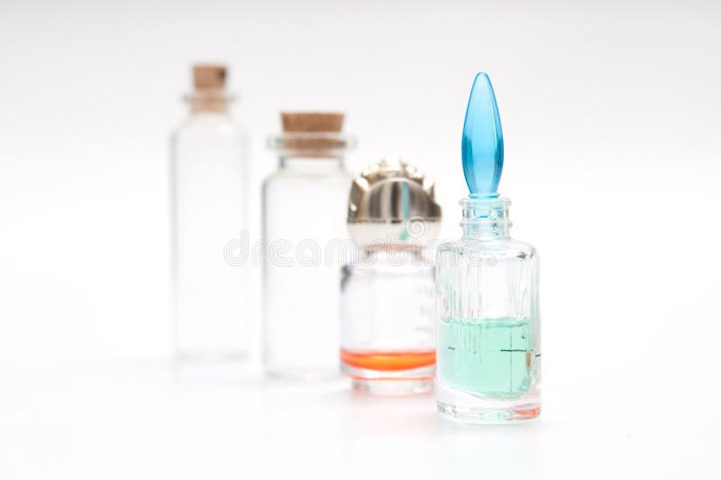 Small perfume bottles stock photo. Image of scented, lavender - 55305722