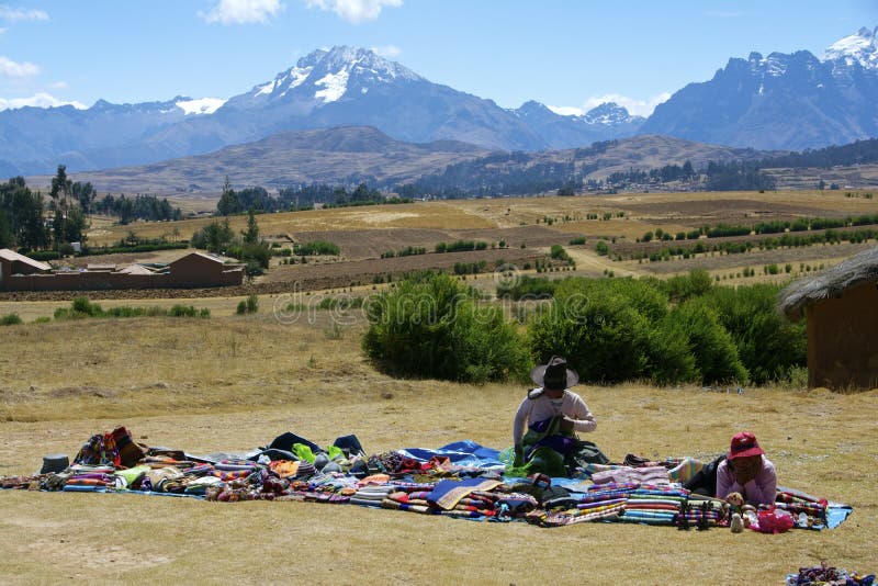 Small Peruvian Andes Clothing Market Editorial Image - Image of ...