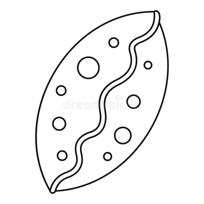 Small Pie Icon, Outline Style Stock Vector - Illustration of eating ...