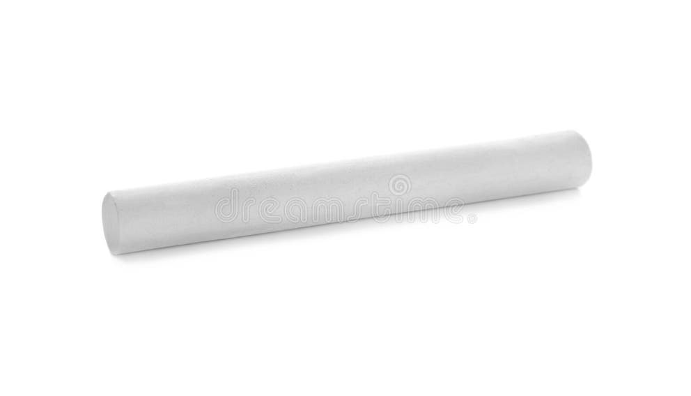 Small Piece of Chalk Isolated Stock Photo - Image of university ...