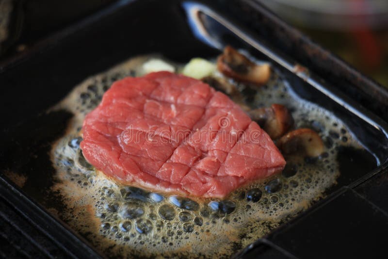 Small piece of meat stock image. Image of tray, beef - 75618173