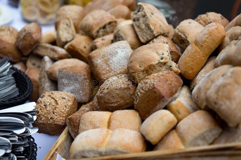 Any small bread stock photo. Image of buns, breakfast - 21204302