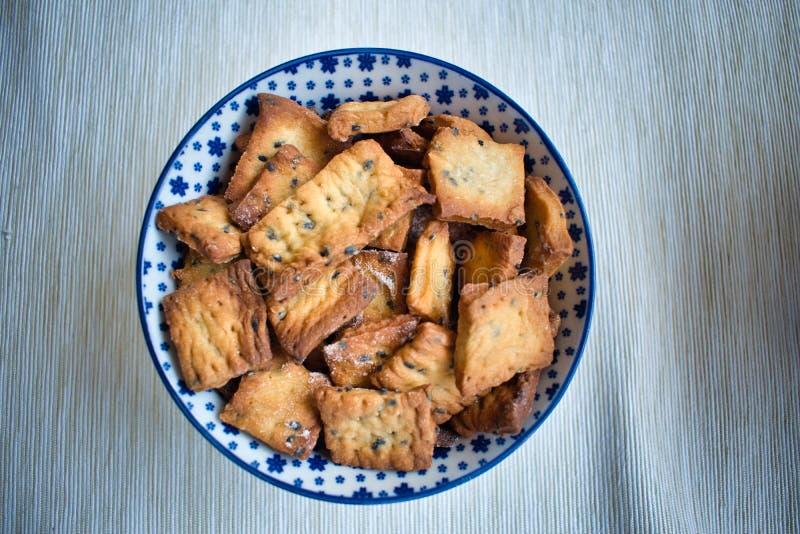 Small Pieces of Bread for Dipping Chickpea Hummus or Avocado Hummus ...