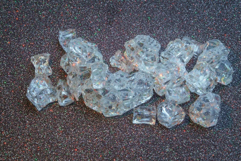 Small Pieces of Broken Glass or Crystal Stock Image - Image of crack ...