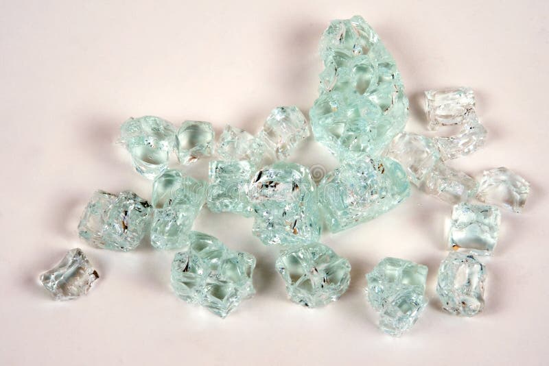 Small Pieces of Broken Glass or Crystal Stock Photo - Image of ...