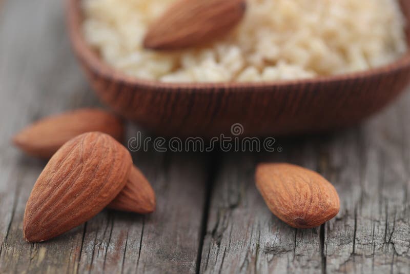 Small Pieces of Chopped Almonds Stock Photo - Image of chopped, food ...